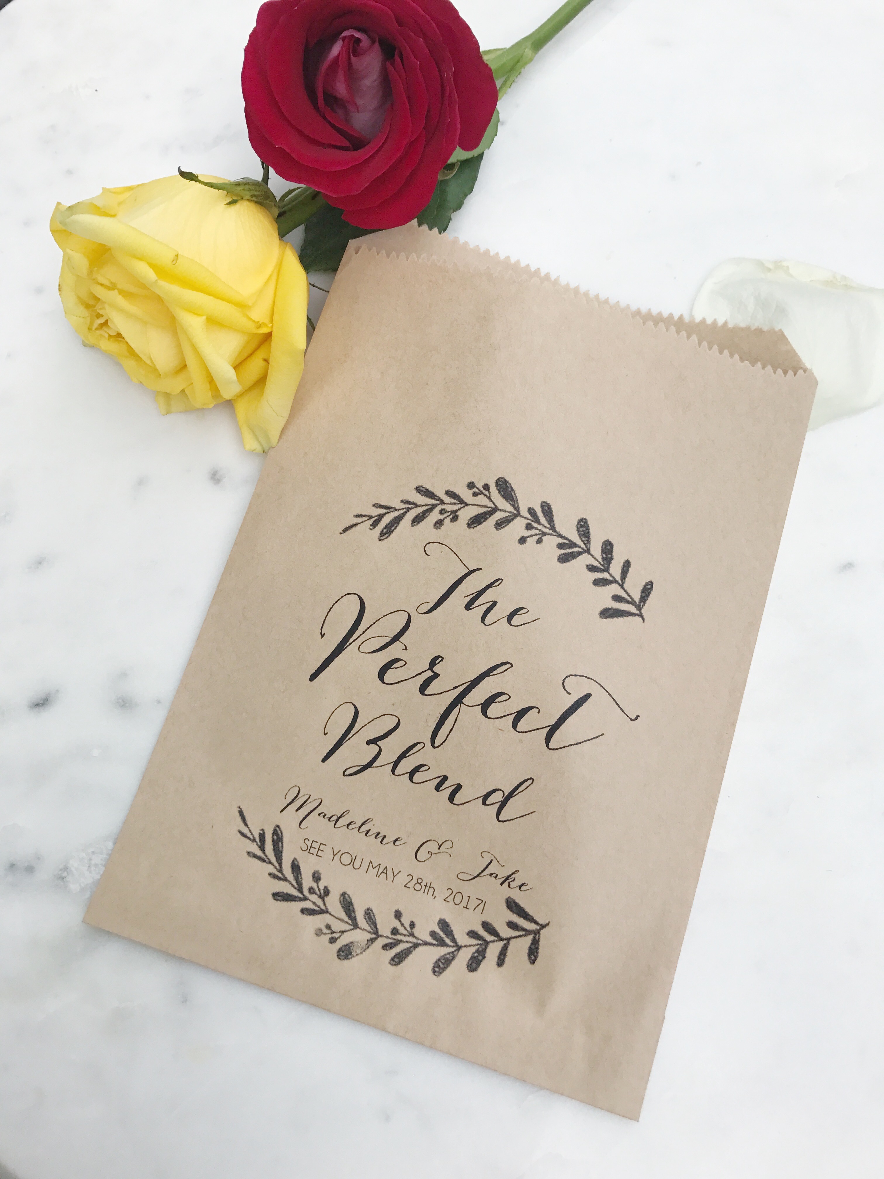Perfect Blend Wedding Favor Bag - SALTED Design Studio
