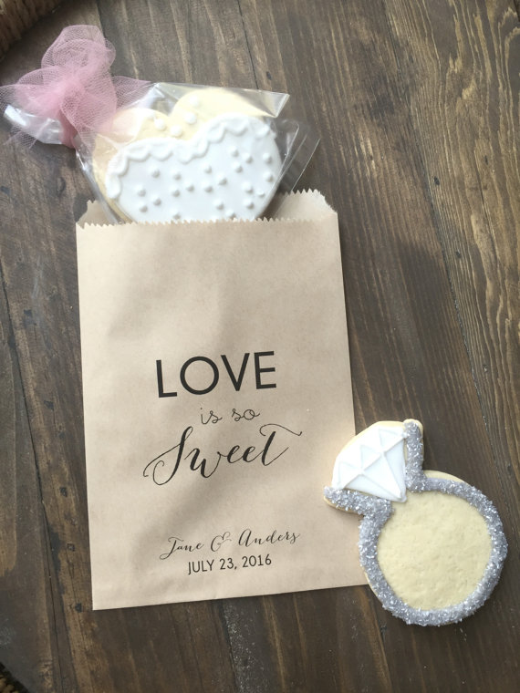 Love Sweet Wedding Candy Bar Bags - SALTED Design Studio