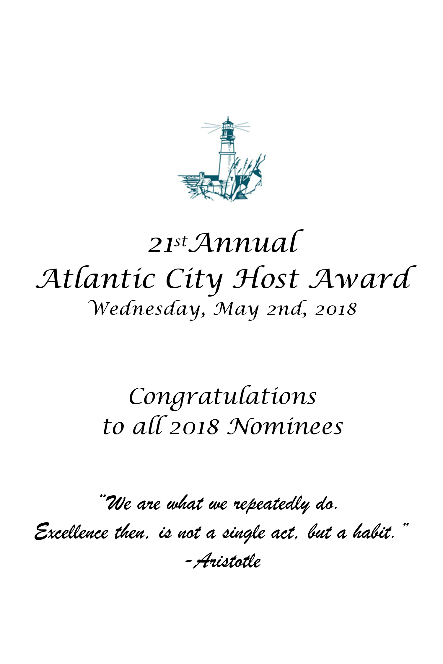 Private Listing - Atlantic City Host Awards - SALTED Design Studio